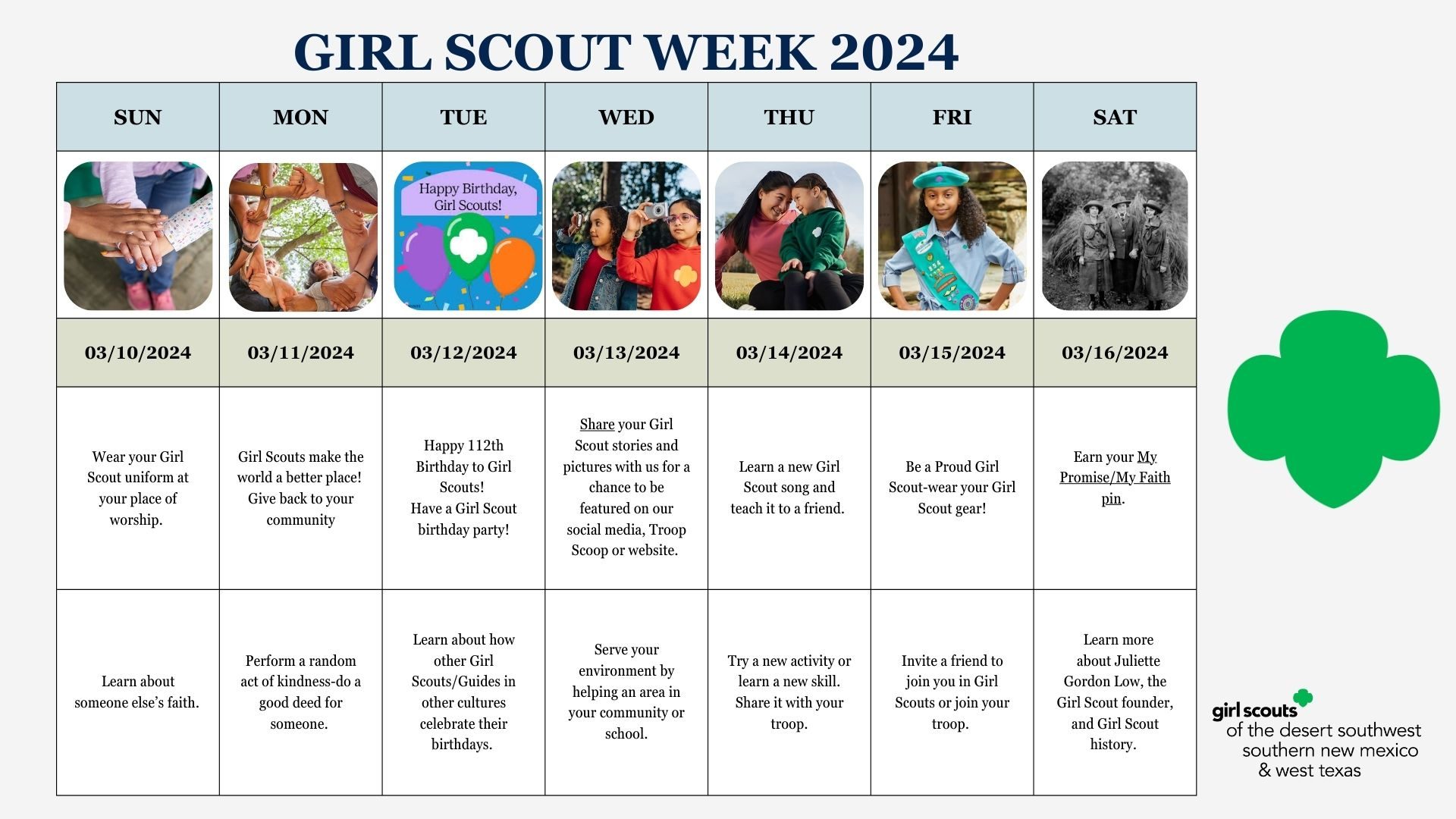 Girl Scout Week